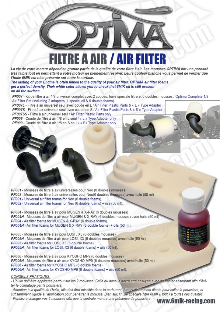 OPTIMA – Filtres à air | 6MIK